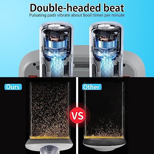 Jic tcaik Bed Vacuum Cleaner,12kpa Machine Household Strong Suction Handheld Mattress Vacuum Cleaner Steamer with Heat Uv Sanitizing Light,Clean Up for Pillows,Sheet,Couch, Blankets,(Corded)