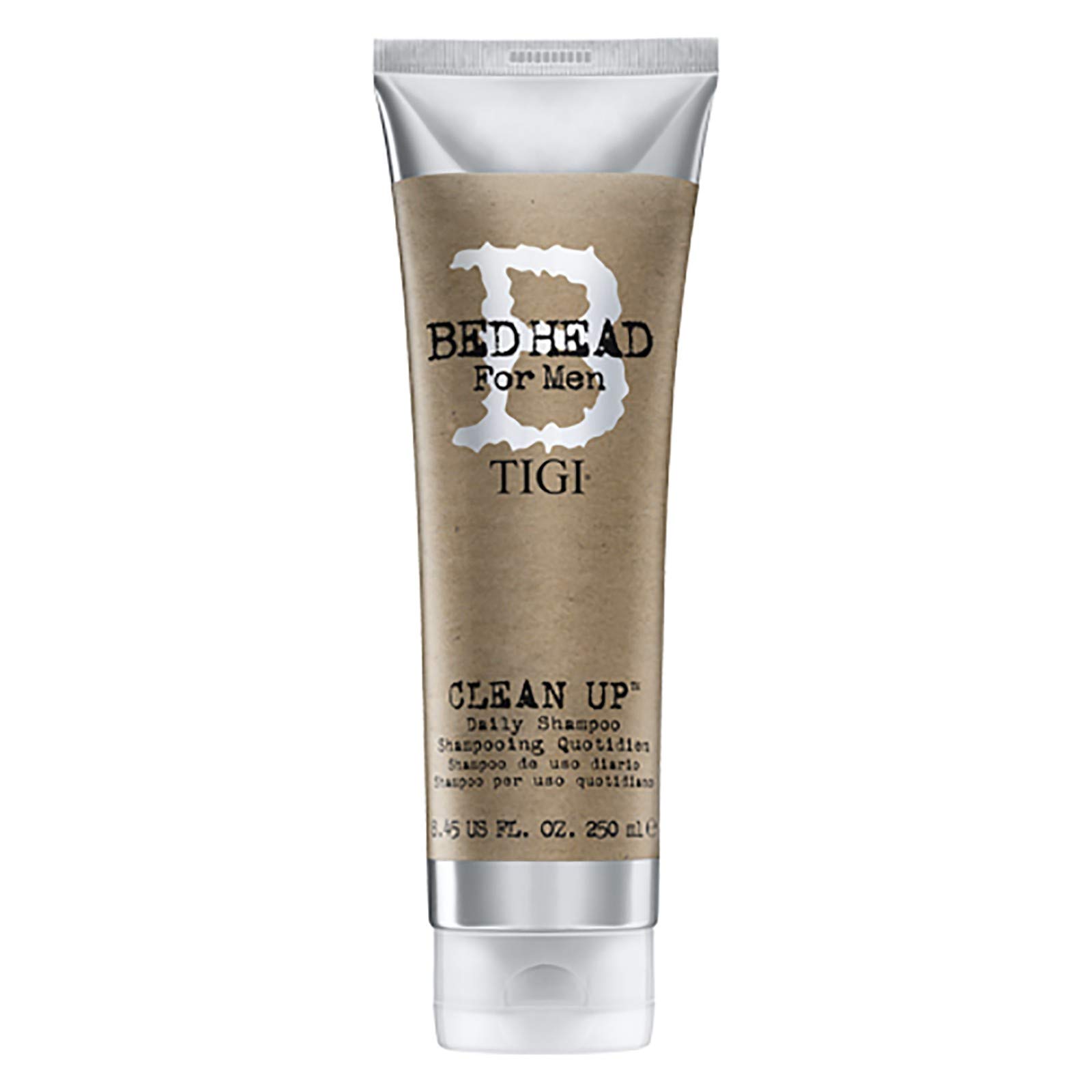 Bed Head for Men by Tigi Clean Up Mens Daily Shampoo for Normal Hair, 250 ml
