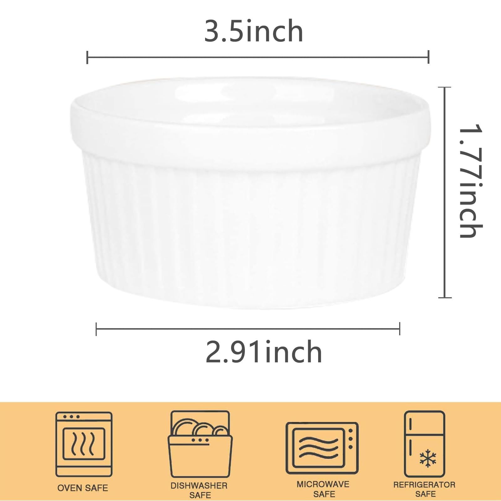 Ceramic Butter Warmers for seafood, Butter Melter Set of 2