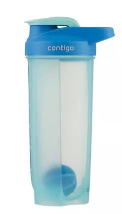 Contigo fit Leak-Proof Shaker Bottle 28oz (4x9.5, Bubble Tea and Amp)