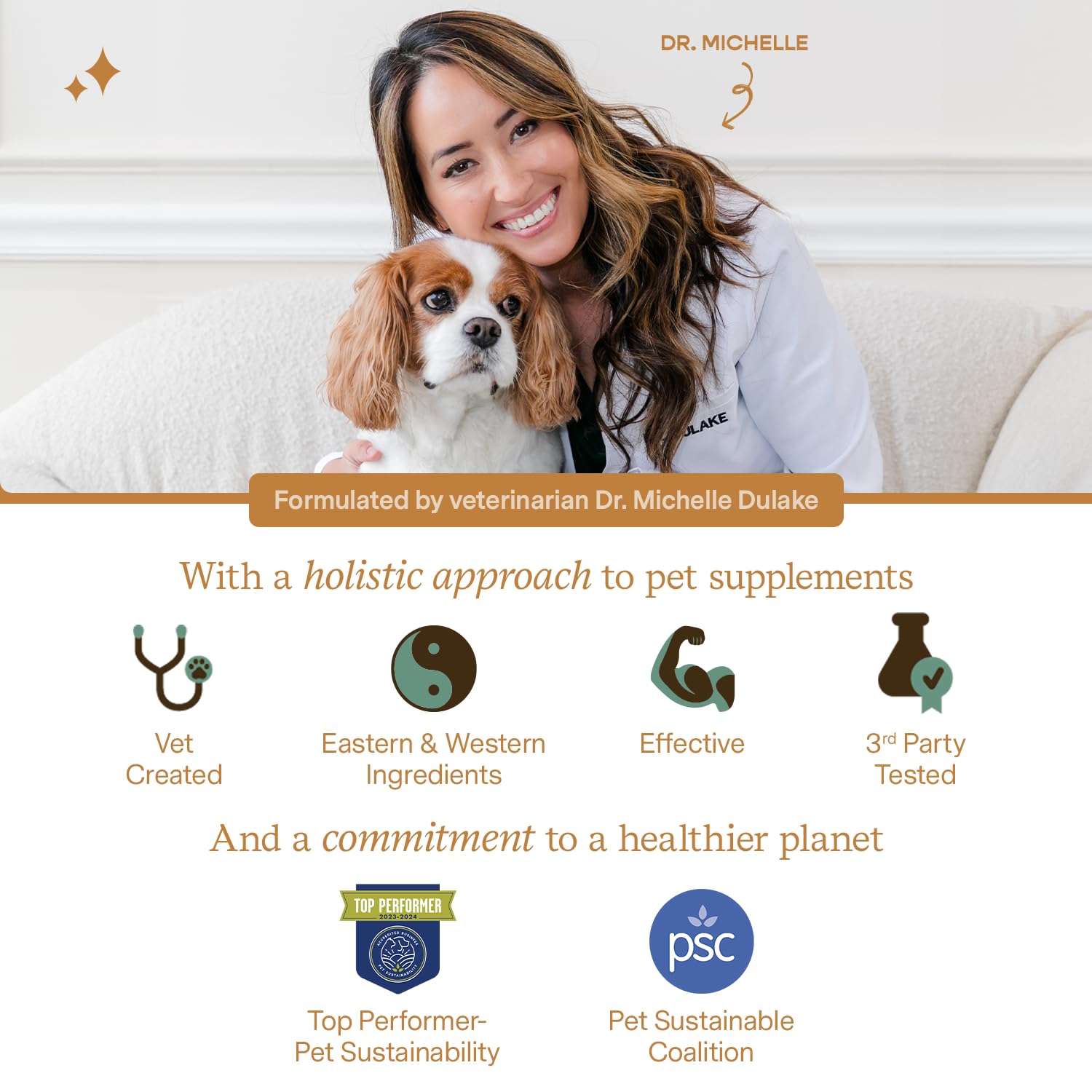 Fera Pet Organics Immune Goat Milk Cat & Dog Food Topper β Vet Created - Pet Allergy & Immunity Aid β Probiotic - Colostrum & Turkey Tail Mushroom-60 Servings