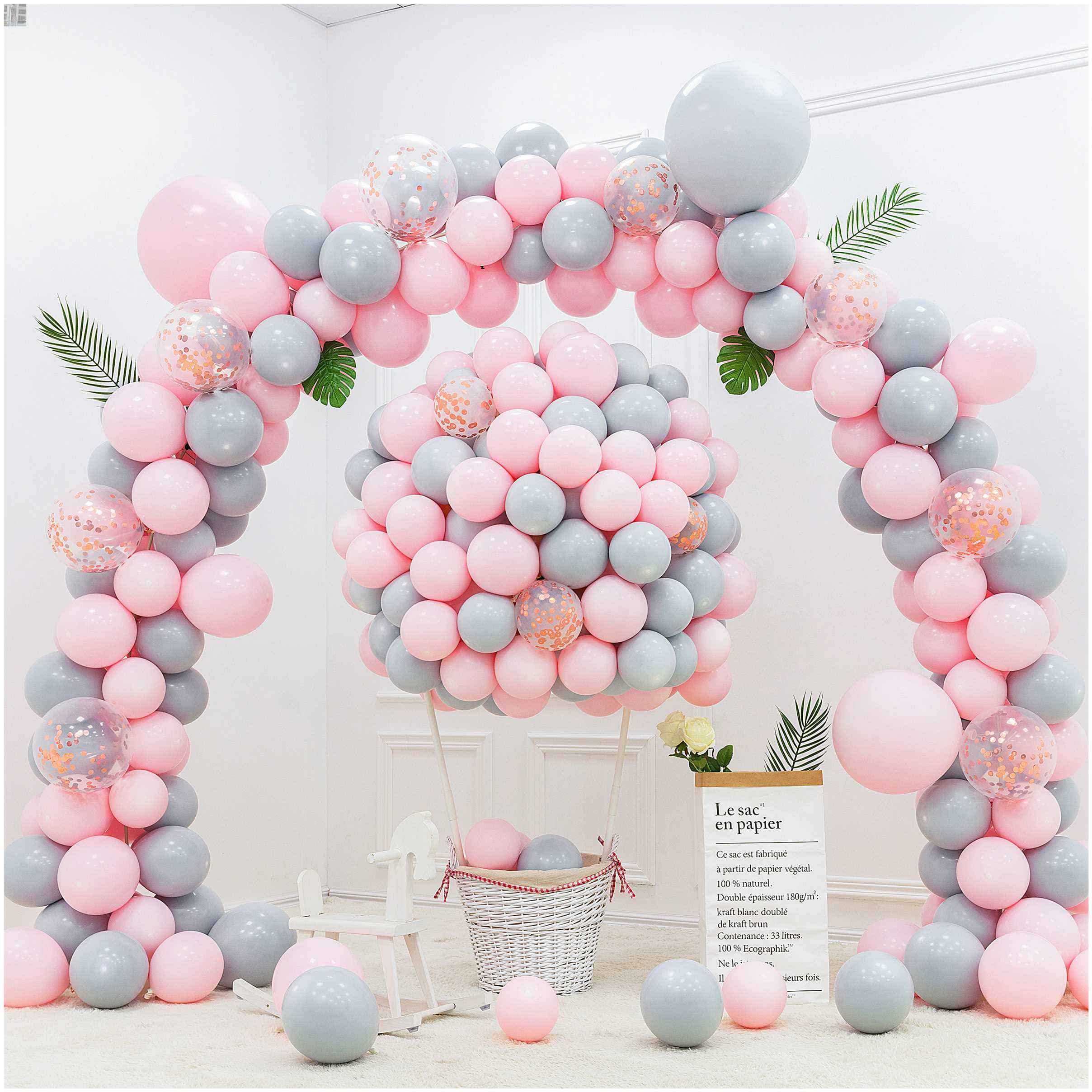 BEVEEN Balloon Arch Kit With Base,10FT Wide High Adjustable Balloon Arch Stand with Water Fillable Base,Manual Pump 50Pcs Balloon Clips Balloon Knotter,Wedding Birthday Party Decorations