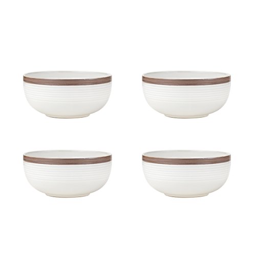 Pfaltzgraff Carmen Brown 16-Piece Stoneware Dinnerware Set, Service for 4 -