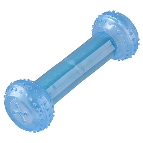 GetCoupon Pet Teether Cooling Chew Toy, Cleaning Teeth and Protects Oral, for Aggressive Chewers Tough Dog Tough Dog Dental Chews Toy(Dumbbell Shaped)
