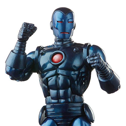 Marvel Hasbro Legends Series 6-inch Stealth Iron Man Action Figure Toy, Includes 5 Accessories and 1 Build-A-Figure Part, Premium Design and Articulation