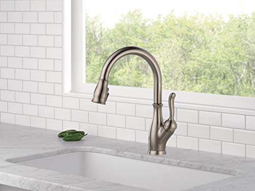 Delta 19978Z-SS-DST Leland Single-Handle Pull-Down Sprayer Kitchen Faucet with ShieldSpray in Stainless