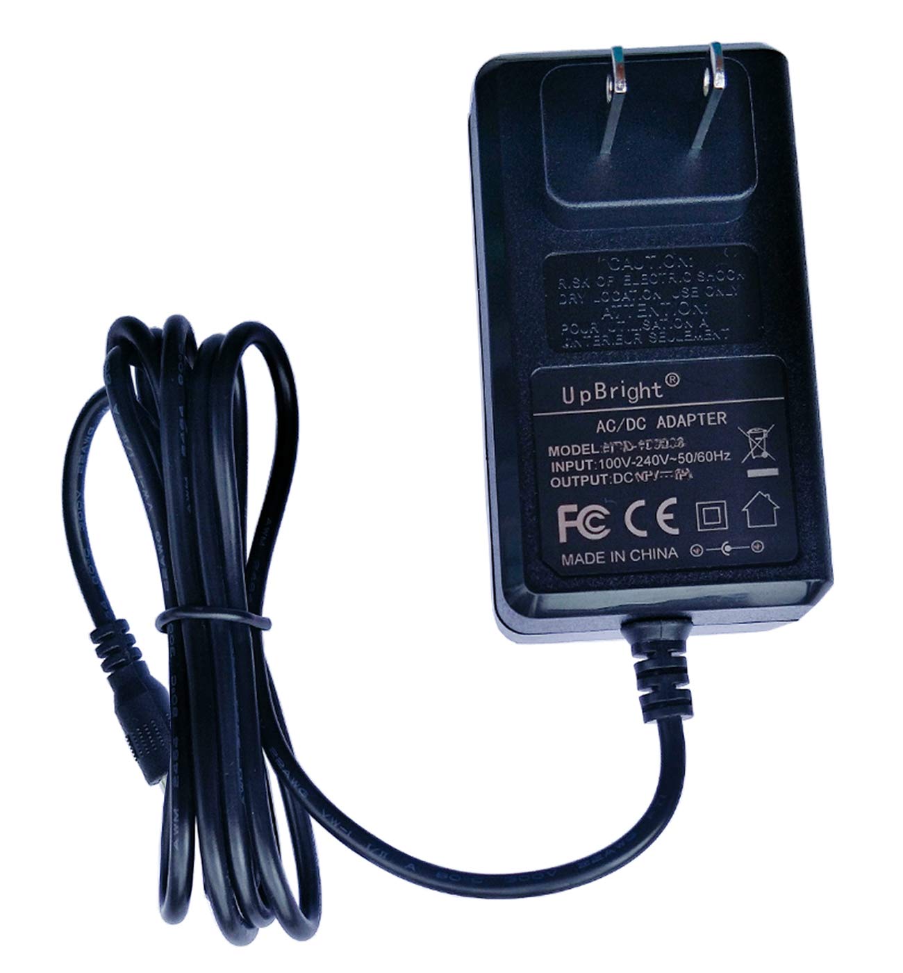 UpBright 9V-10V AC/DC Adapter Compatible with TaoTronics TT-DL13 Tao Tronics LED Desk Lamp Eye-Caring Table Lamps Dimmable Office Light DC9V-DC10V 1.2A-3A 3.0A Power Supply Cord Cable Battery Charger