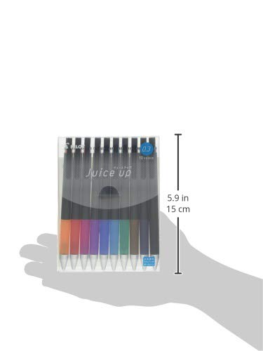 PILOT Knock Gel Ink Extra Fine Ballpoint Pen, Juice Up 03, 10 Color Assorted (LJP200S3-10C)
