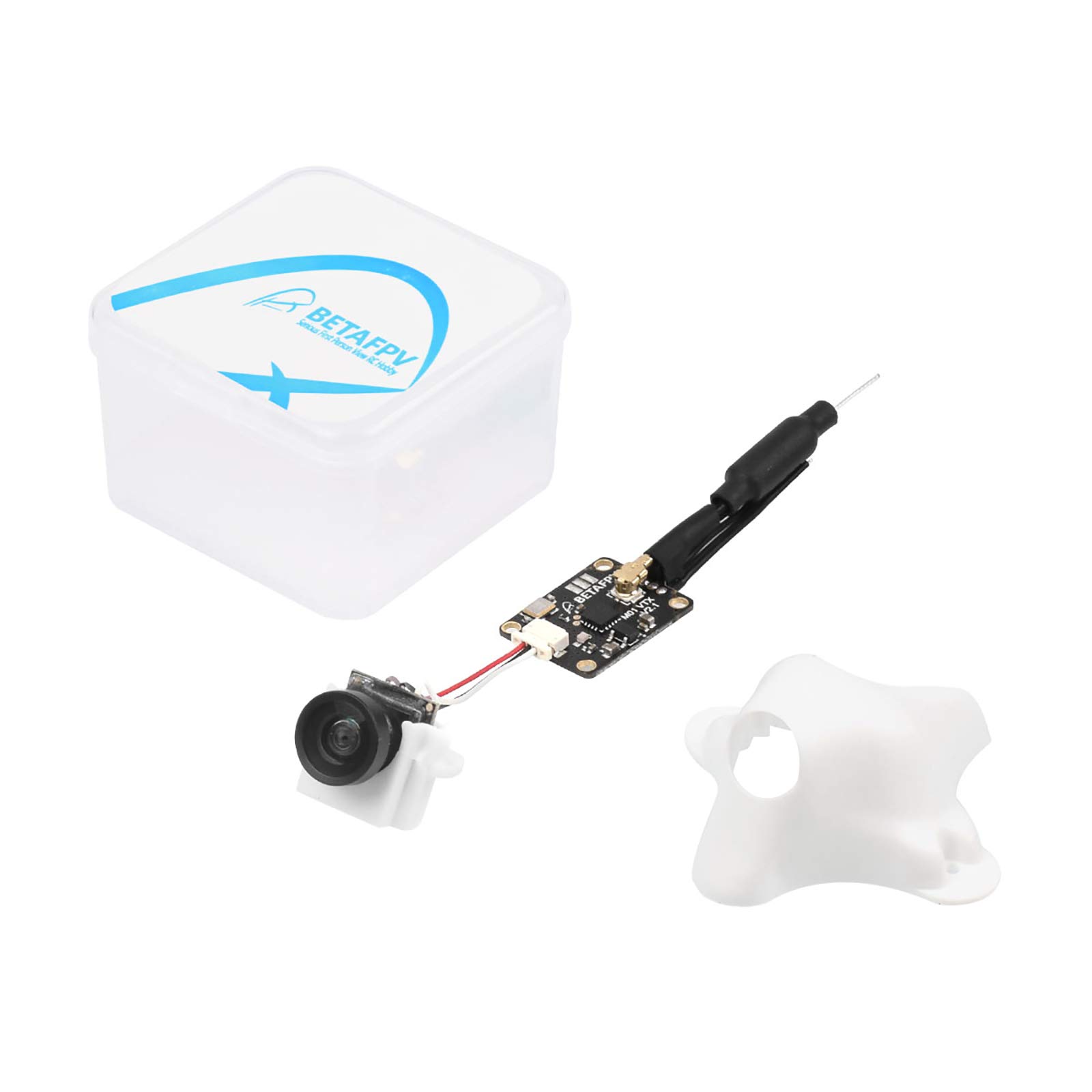 BETAFPV M01 AIO Camera 5.8GHz VTX Transmitter 800TVL NTSC Support OSD SmartAudio for 1-2S Whoop Drone like Beta65S Beta85 Pro 2(Pin-Connected Version)