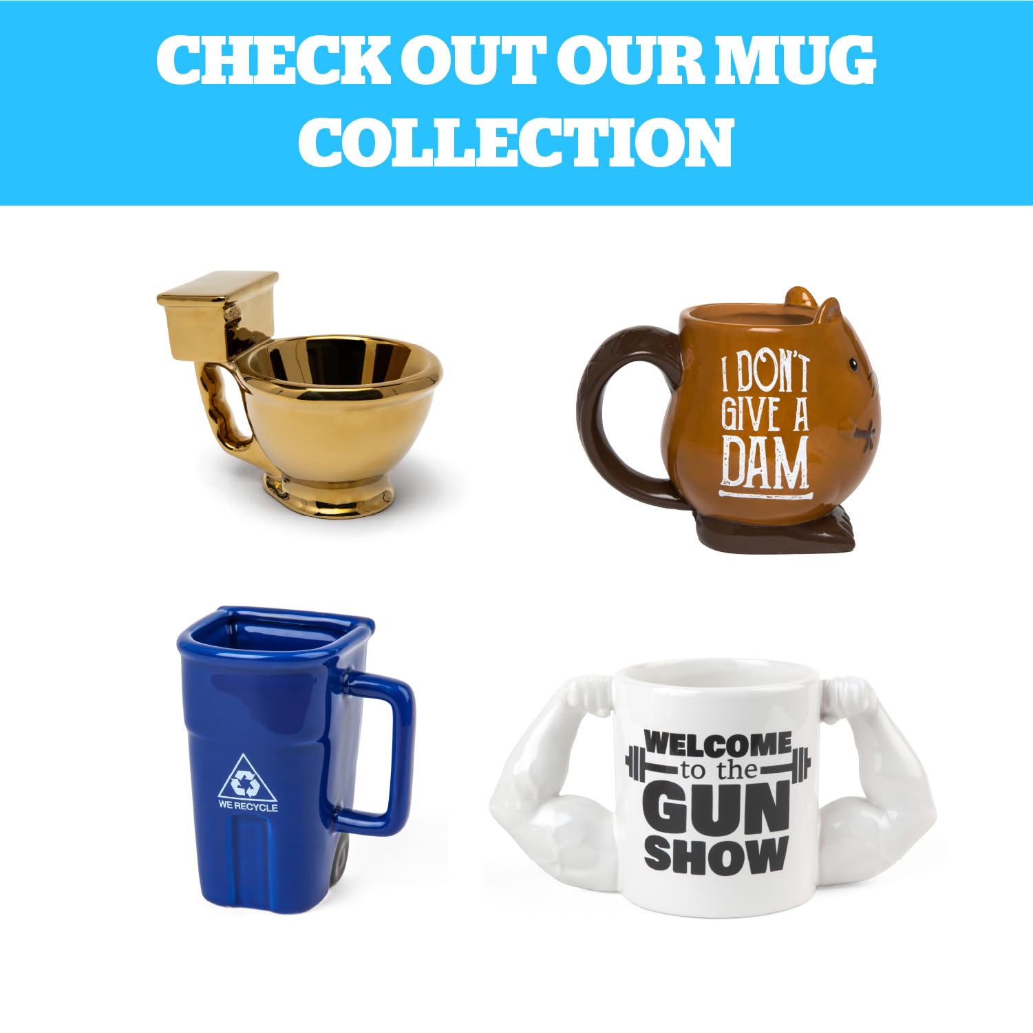 BigMouth Inc. Coffee Mug - “I've Cut Back to Just One Cup of Coffee per Day”, Giant-Sized Novelty Coffee Mug, 64 oz