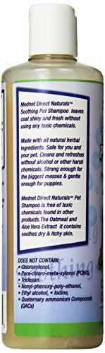 Mednet Direct Naturals MDN1008 Soothing Pet Shampoo with Oatmeal, 12-Ounce