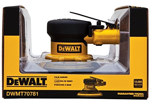 DEWALT Air Sander, Pneumatic Sander, 12k RPM Professional Palm Sander (DWMT70781L)
