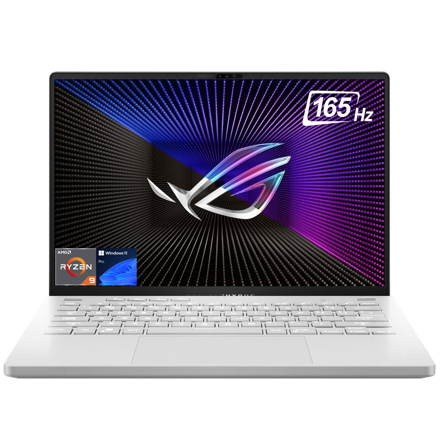 asus ROG Zephyrus G14 Gaming Laptop,14'' QHD 165Hz Display,AMD 8-Core Ryzen 9 7940HS,GeForce RTX 4060,32GB DDR5,2TB PCIe 4.0,VR Ready,Single-Zone RGB Keyboard,WiFi 6,USB-C,HDMI,Win 11 Pro (GA40)