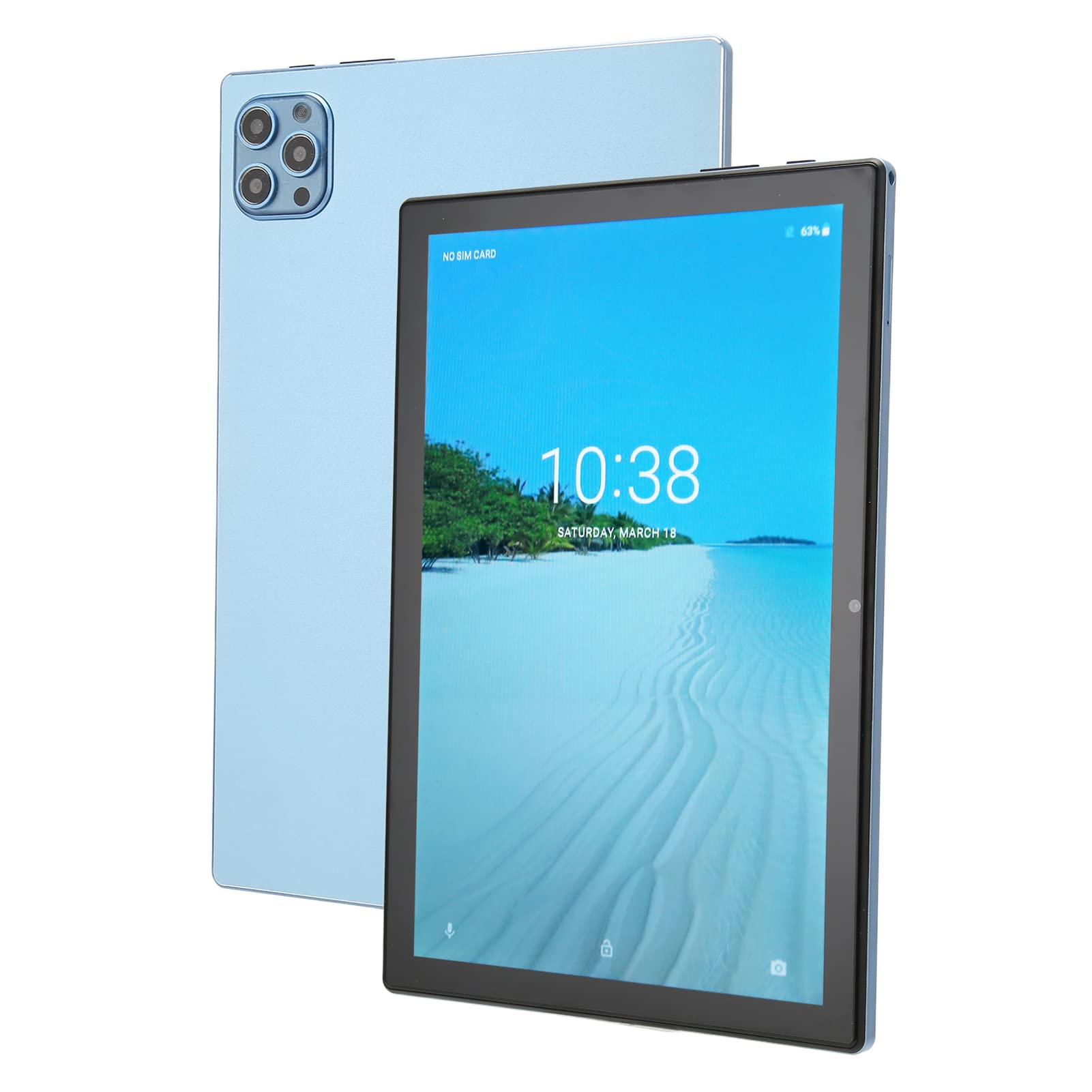 Bewinner 10.1 Inch Tablet for Android 8.1, 2GB RAM 32GB ROM, Dual SIM 4G LTE Calling Tablet,1280x800 IPS HD Screen Octa Core CPU, 5G WiFi Gaming Tablet PC 4000mAh (Blue)