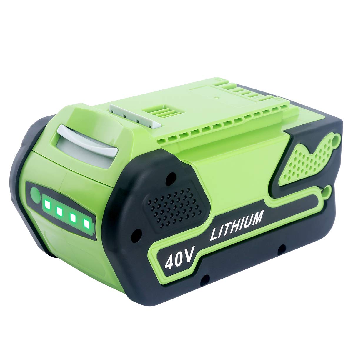 Biswaye 29472 6.0Ah 40V Lithium Battery Replacement for GreenWorks 40V G-MAX Power Tools 29462 29252 20202 22262 25312 25322 20642 22272 27062 21242 Battery