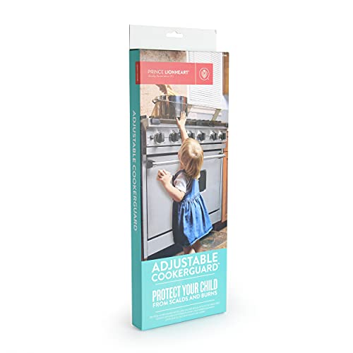 Prince Lionheart Stove Guard for Child Safety Premium Adhesive Stove Guard that Protects from Burns Adjustable Stove Guard
