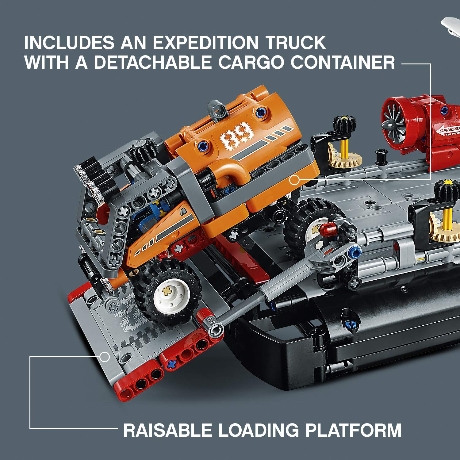 LEGO Technic Hovercraft 42076 Building Kit (1020 Pieces)