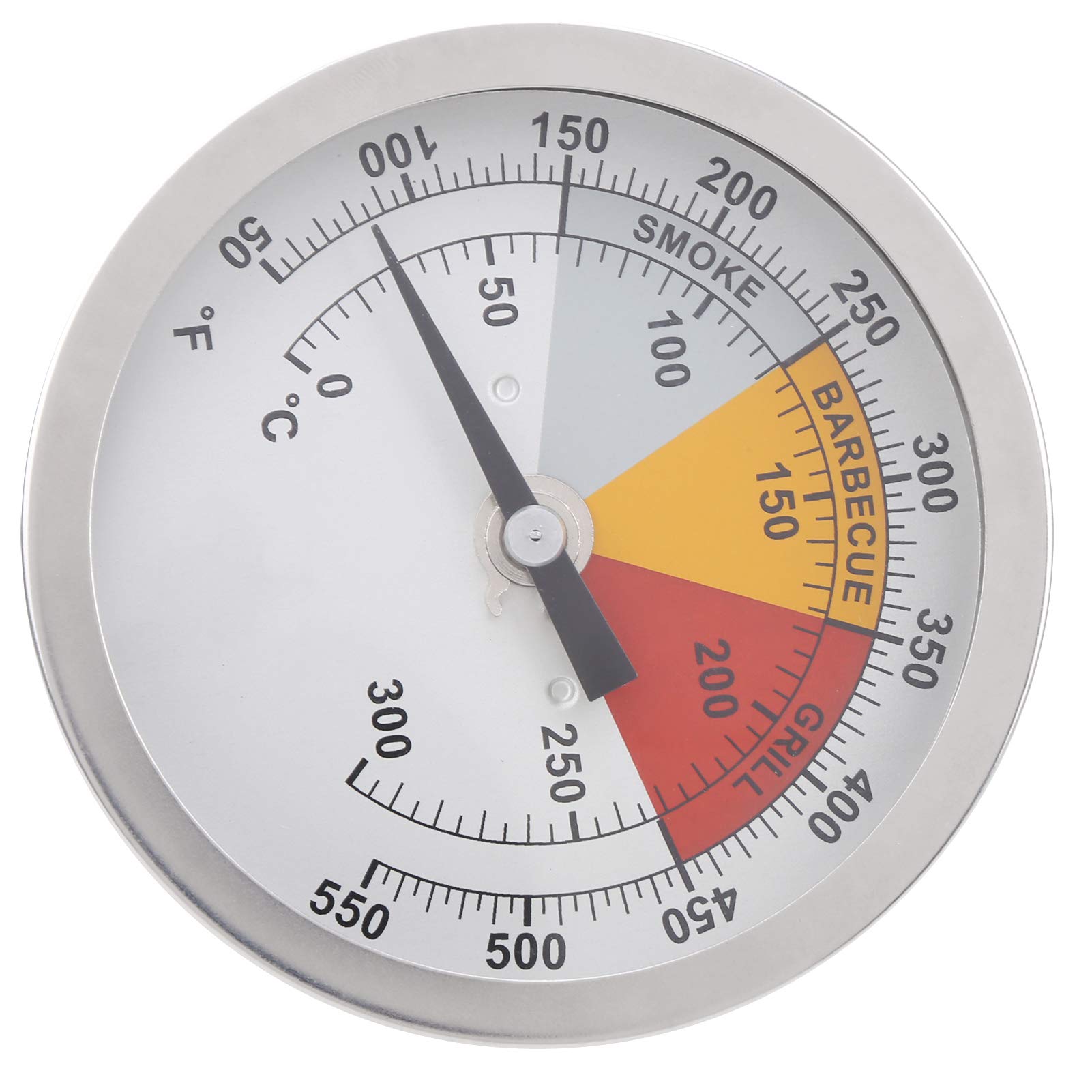 Candy/Deep Fry Thermometer, Cooking Pointer Thermometer Kitchen Thermometer 0‑300℃ 1/2in NPT Stainless Steel for
