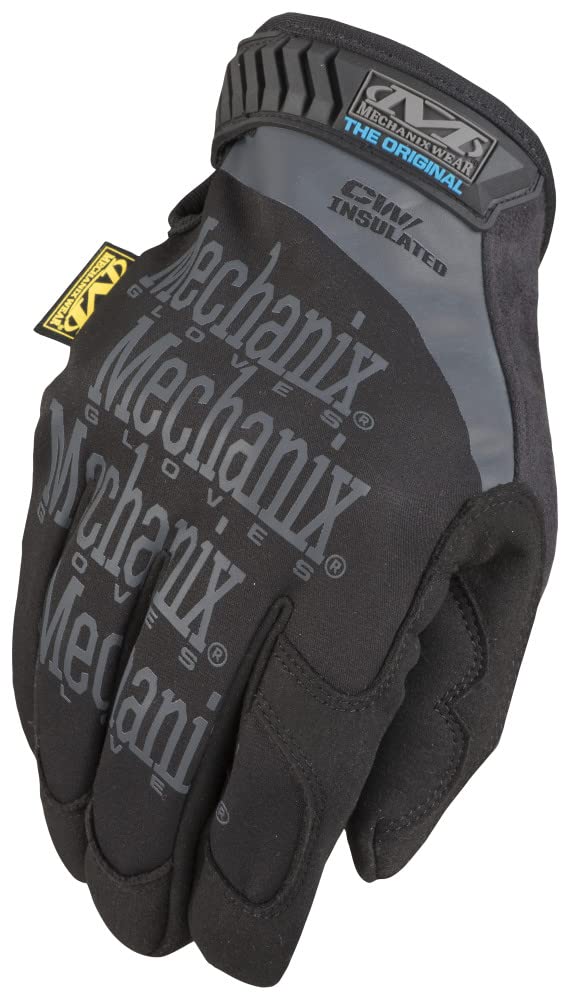Winter Work Gloves for Men by Mechanix Wear: Original Insulated; Touchscreen Capables (Large, Black)