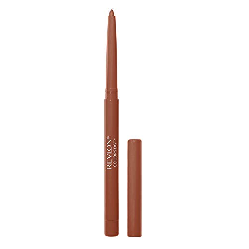 REVLON Lip Liner, Colorstay Lip Makeup with Built-in-Sharpener, Longwear Rich Lip Colors, Smooth Application, 635 Sienna, 0.01 oz