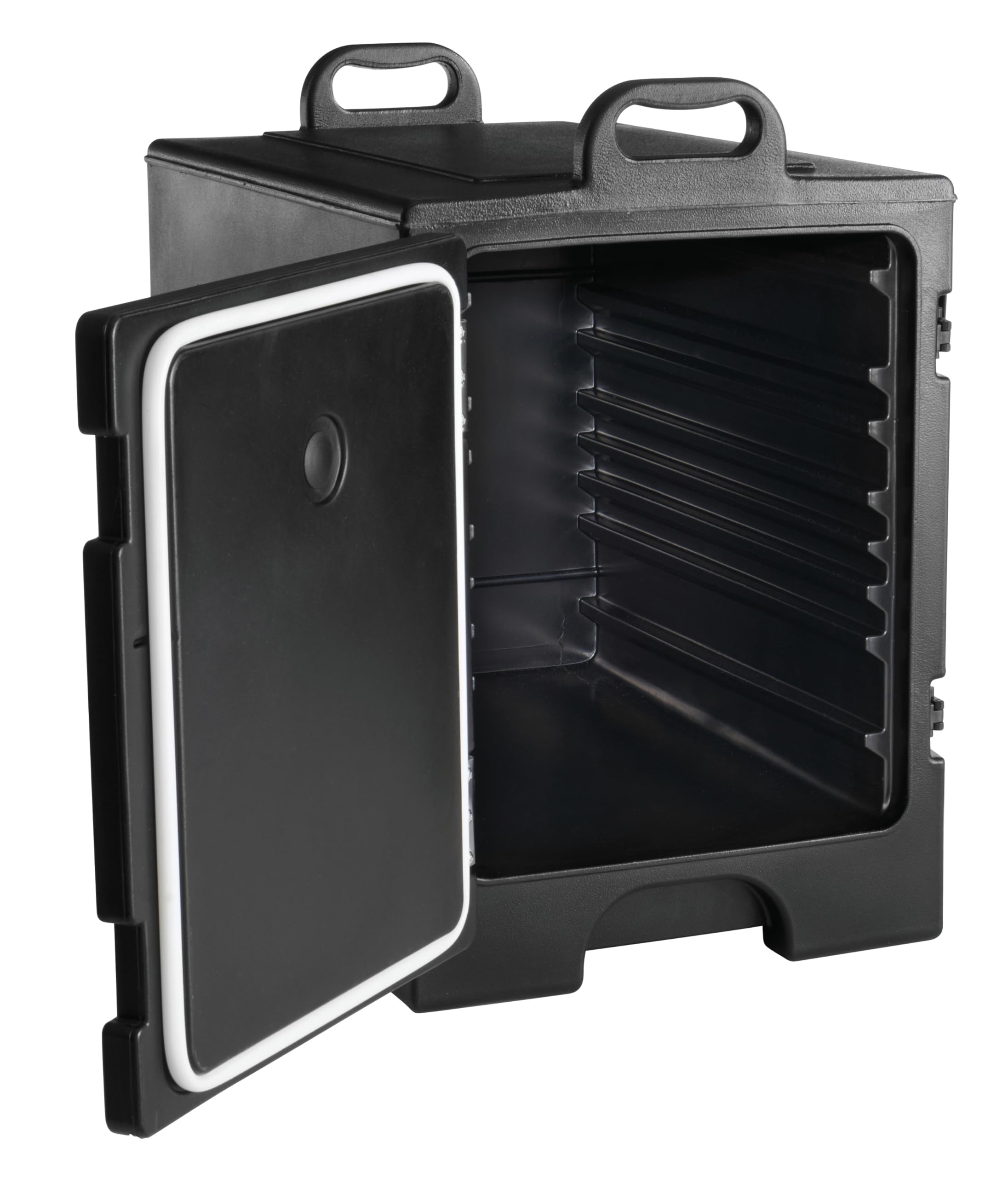 CenPro Insulated Food Pan Carrier, Holds 5 Full-Size Food Pans 2-1/2" Deep, Black (29A-007)