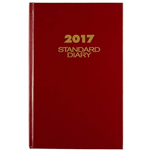AT-A-GLANCE Diary 2017, Daily, Standard, 8 x 12-1/2", Red (SD37613)