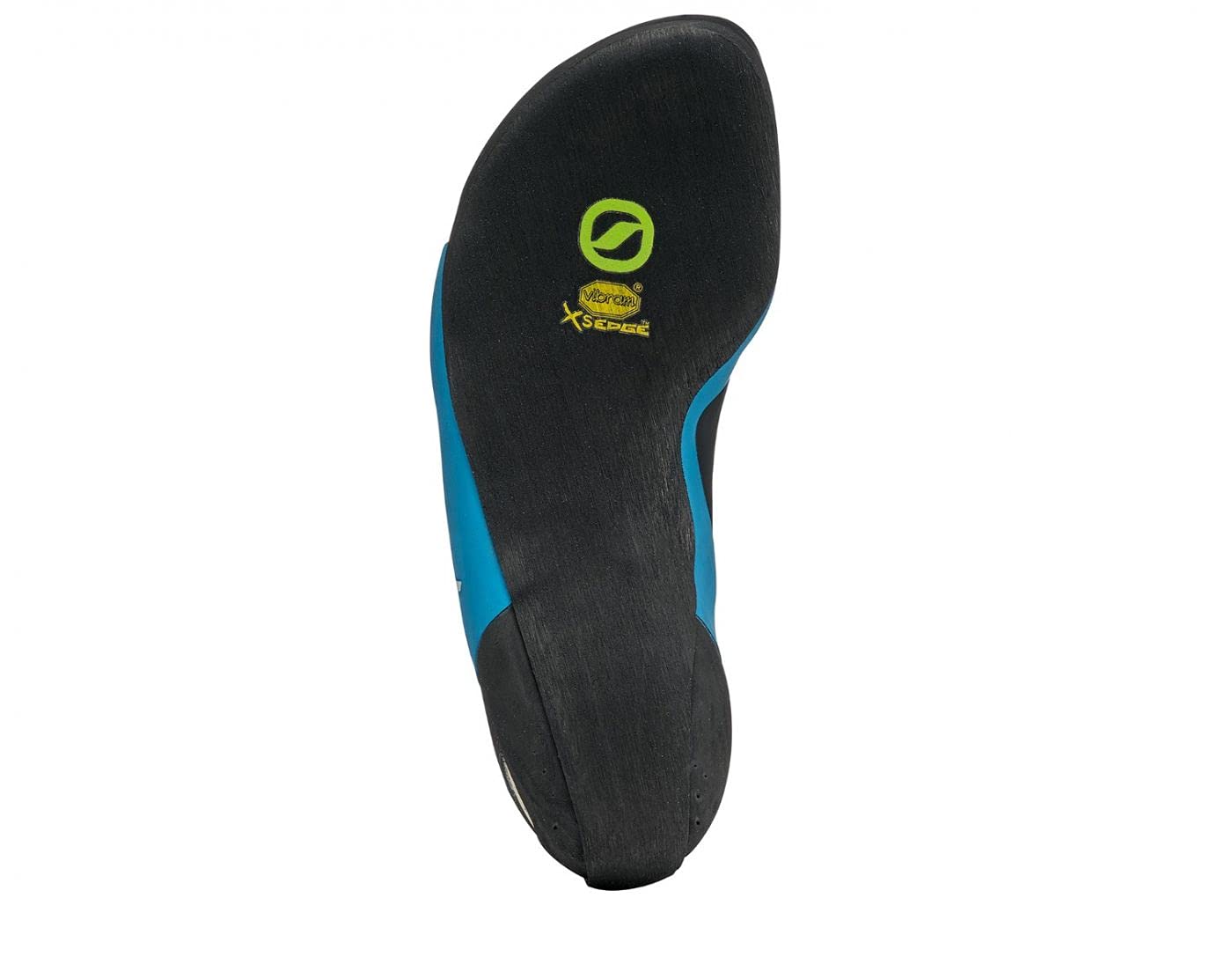 SCARPA Boostic Rock Climbing Shoes for Sport Climbing and Bouldering - Specialized Performance for Edging and Support - Black/Azure - 9.5-10