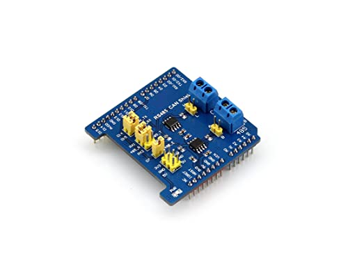 Waveshare RS485 CAN Shield Enable RS485/CAN Communication Functions for STM32 NUCLEO Development Board Compatible with UNO, Leonardo 3.3V