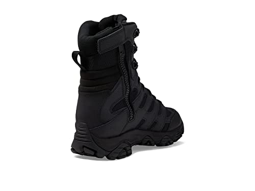 Merrell Men's Moab 3 Tactical 8" Zip Waterproof Military Boot, Black, 11