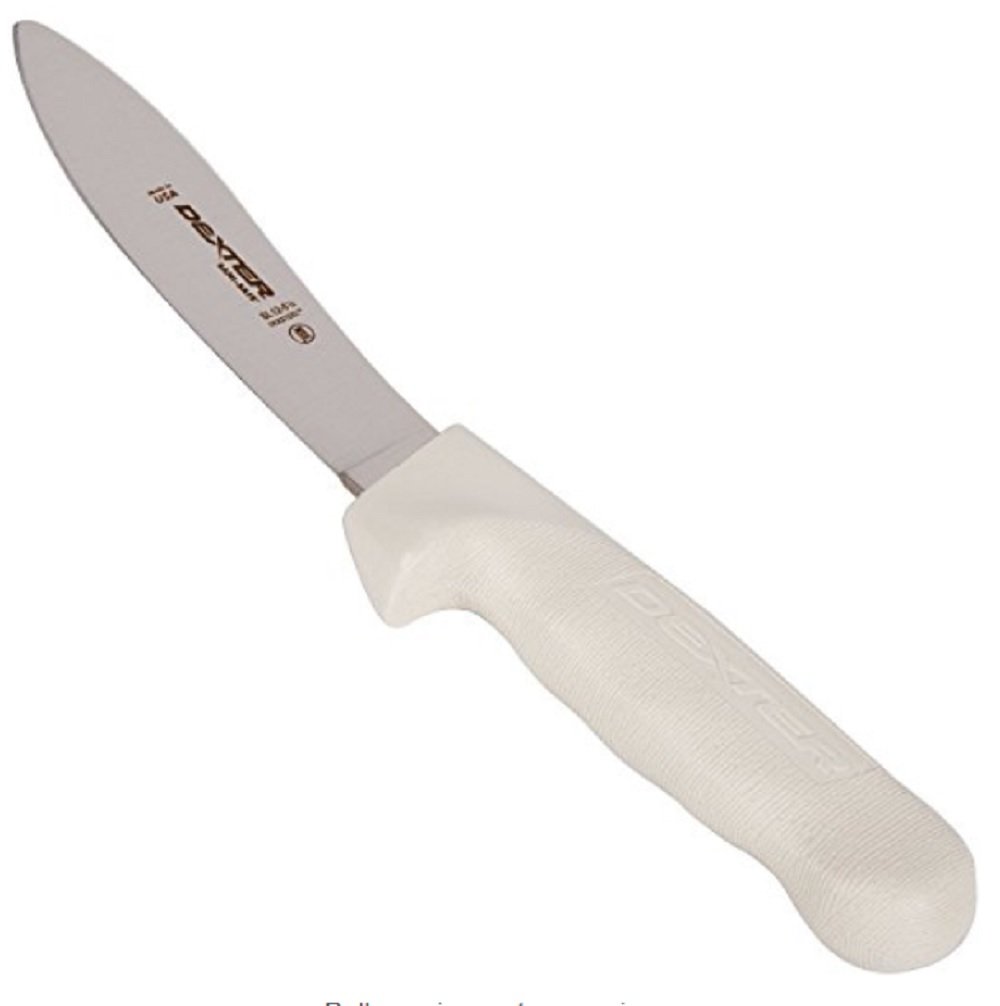 Dexter-Russell SANI-SAFE - SL12 - 5-1/4" Sheep Skinning Knife with White Poly Handle