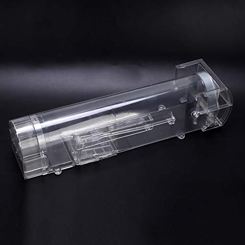 cigemay Rat Trap Cage, Automatic Wear-Resistant Humane Mouse Trap, Transparent Mouse Trap Cage, for Home Restaurant Hotel