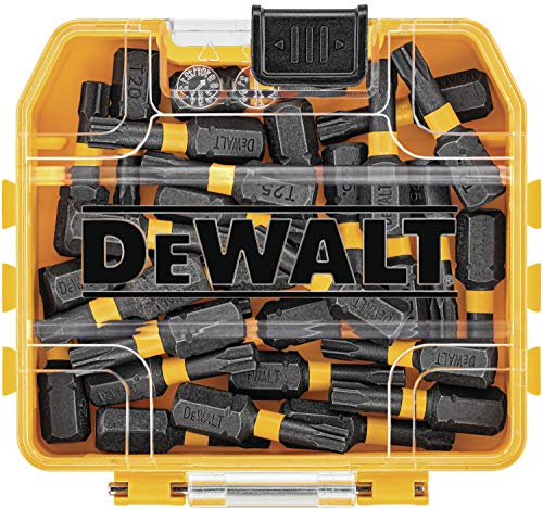 DEWALT FlexTorq Impact Driver Bits, Torx, 1/4-Inch x 1-Inch, 30-Pack (DWA1TX25IR30)