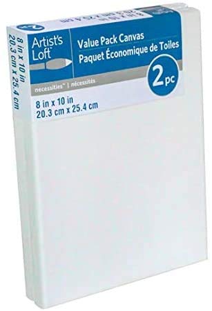 Artist's Loft Necessities Canvas Value Pack, 8" x 10"