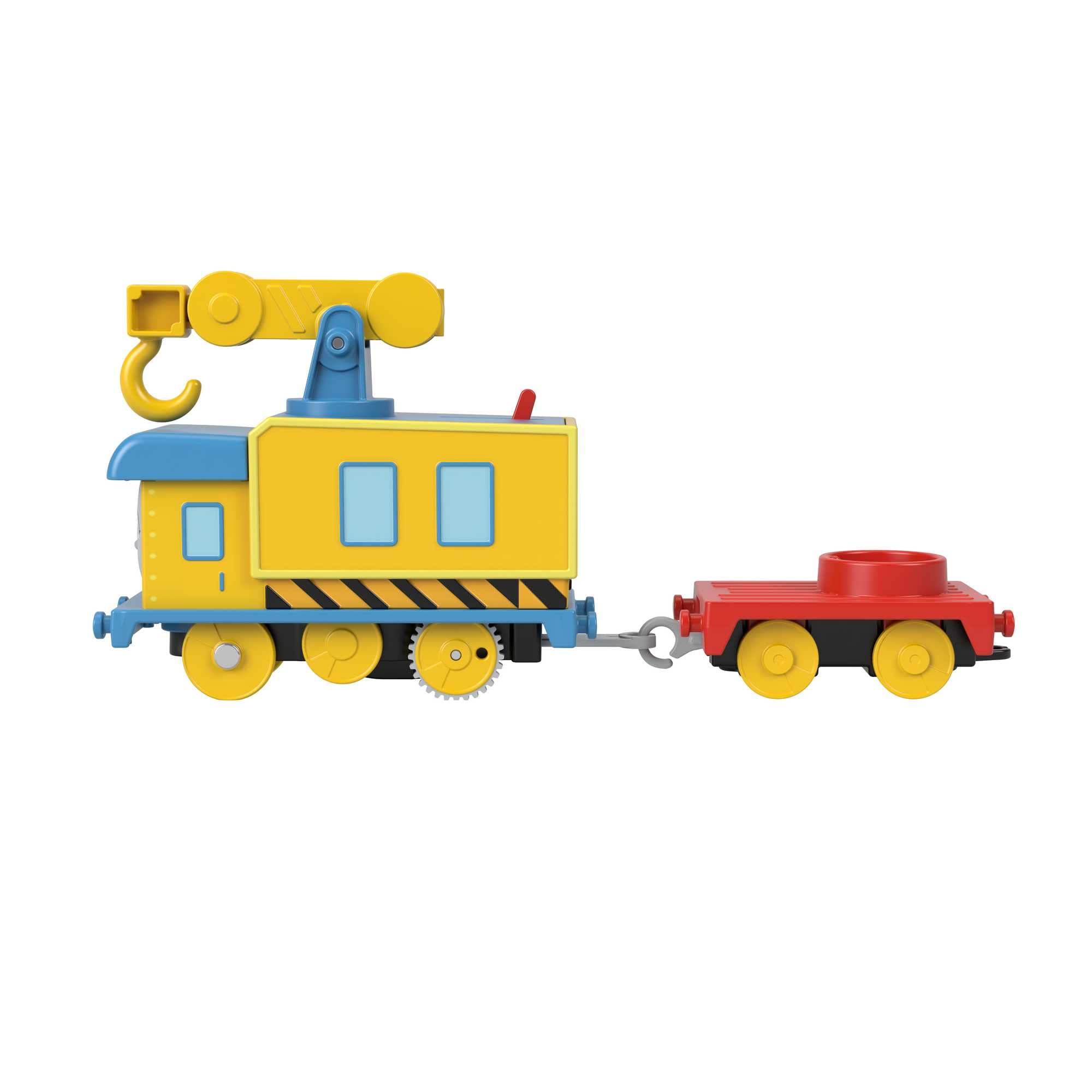 Thomas & Friends Motorized Toy Carly The Crane Battery-Powered Rail Vehicle for Pretend Play Preschool Kids Ages 3+ Years
