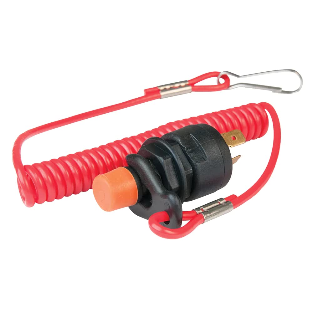 BEP 1001601 Kill and Lanyard Ignition Switches & Lanyards, red