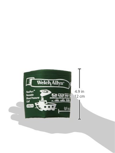 Welch Allyn REUSE-09-1SC FlexiPort Reuseable One Piece Cuffs, Child One-Tube Cuff, Size 9