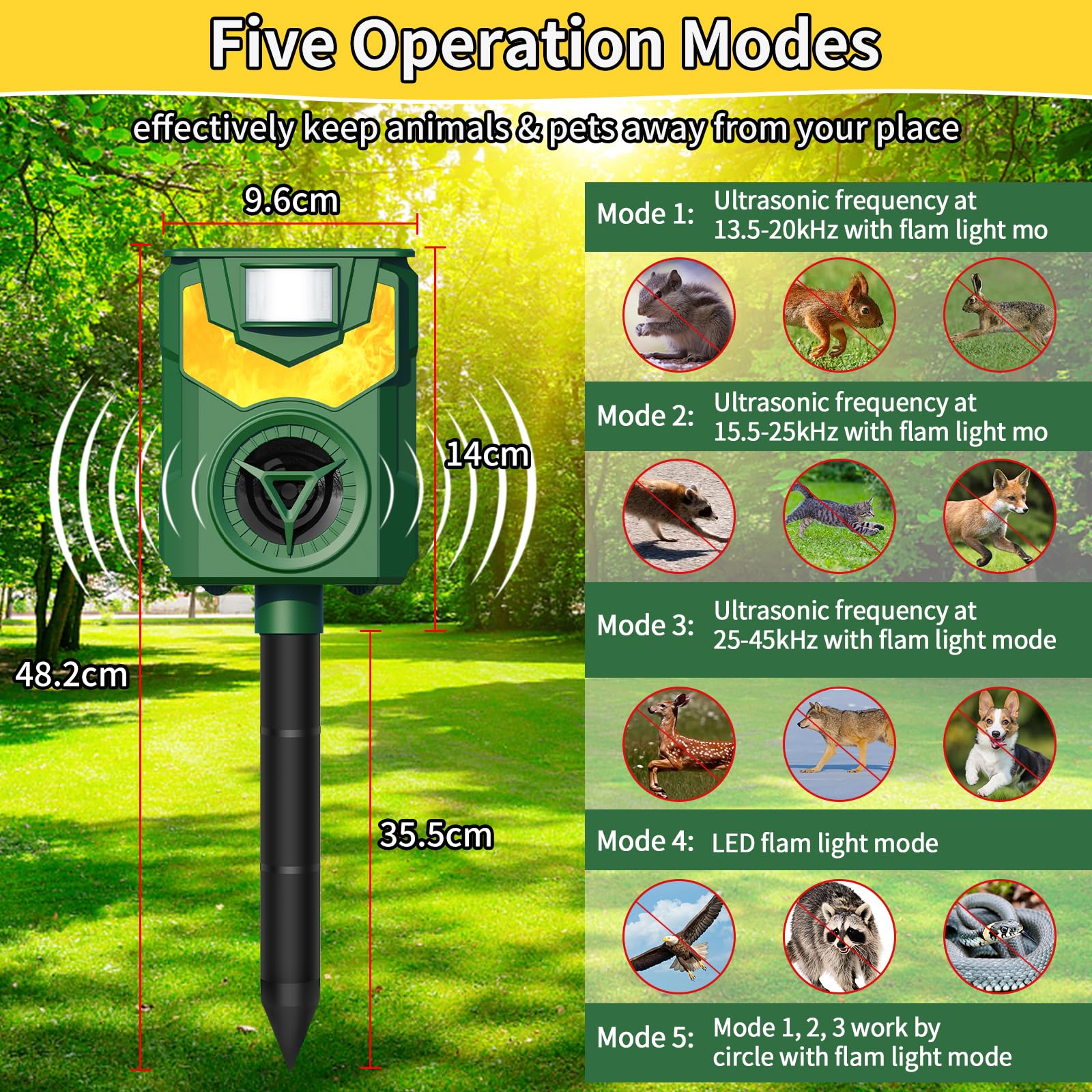 Cat Deterrent Outdoor for Yard