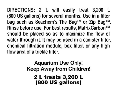Seachem Matrix Carbon 2 Liters