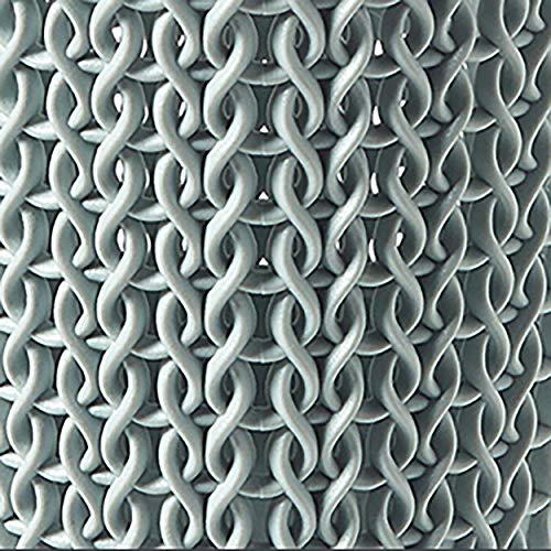 Curver Knit x5 Large Rectangular Storage Basket 19L - Misty Blue, Grey (254285)