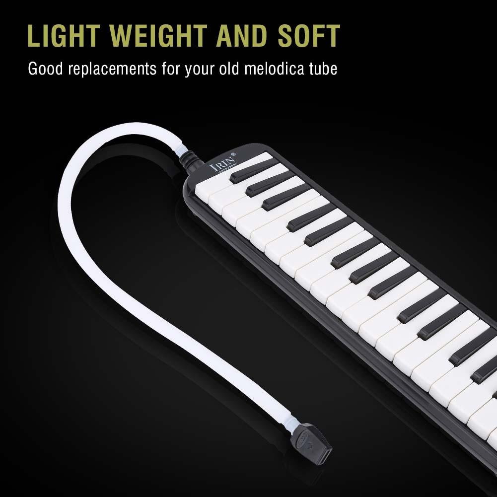 Melodica Tube, Flexible Plastic Tube With Mouthpiece Replacement For Pianica Melodica 57cm
