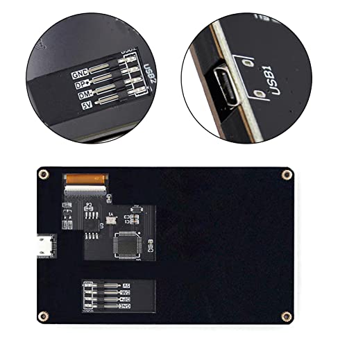 Caneem Computer Temp Monitor | 3.5-inch Small Secondary Display for Computers,Secondary Monitoring Screen Supports USB Cable Monitoring Hardware