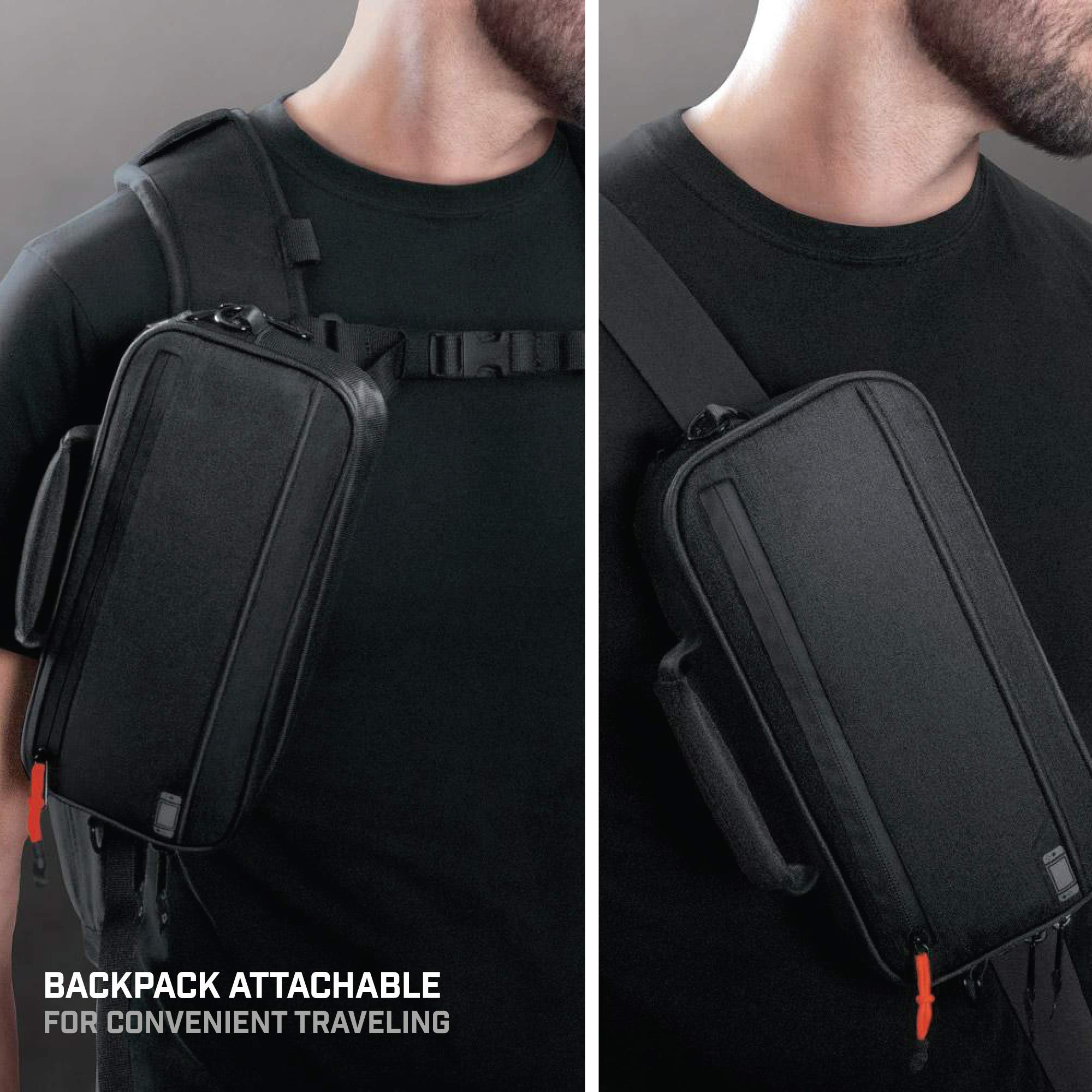bionik BNK-9030 Commuter Reinforced Tactile Bag for Nintendo Switch and Accessories, Black