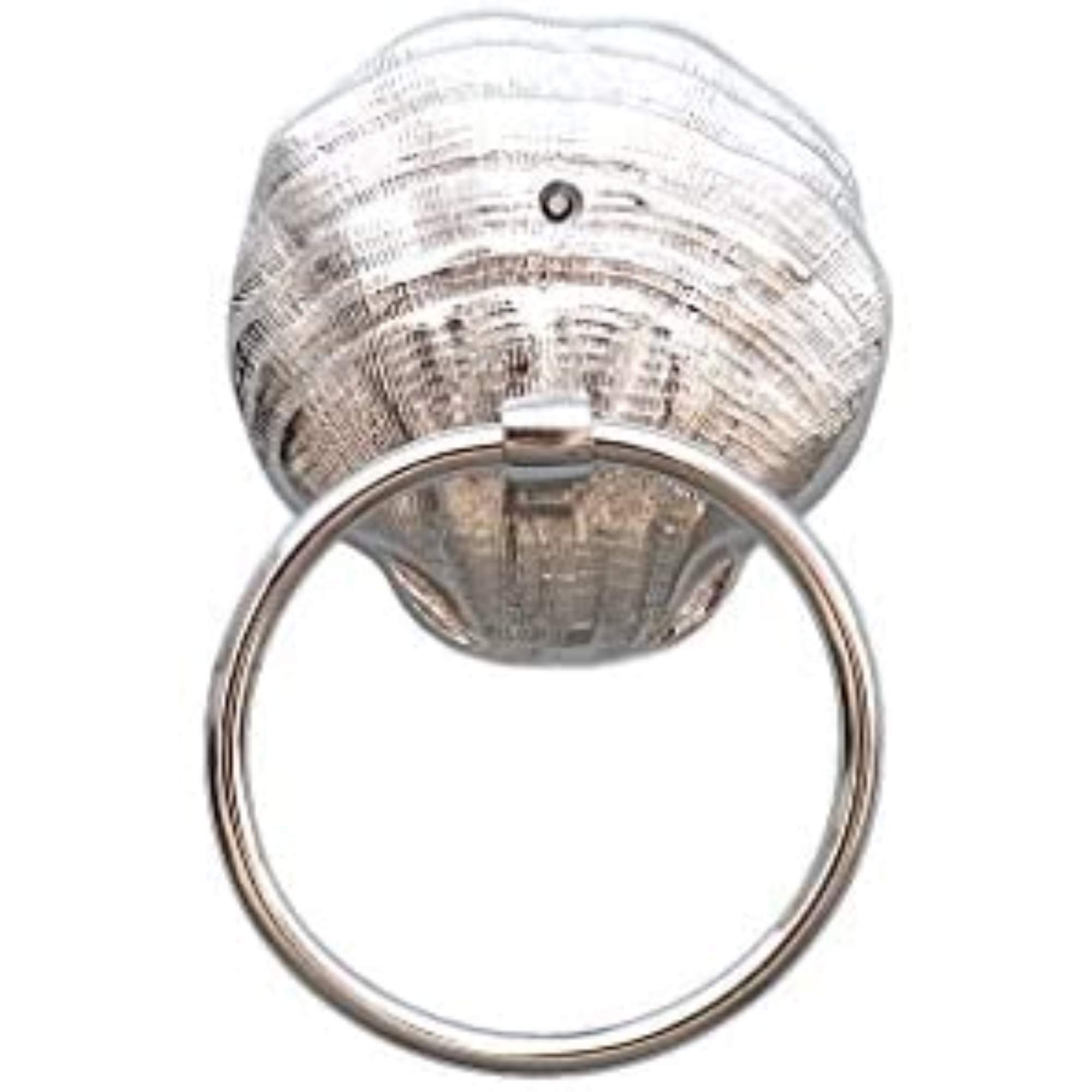 Chrome Seashell Towel Holder 9" - Seashell Home Decor - Beach Style Decor