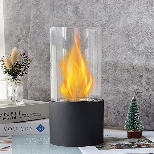 Tabletop Fire Bowl Pot Indoor Outdoor Portable Tabletop Fireplace Clean Burning Bio Ethanol fire Pit…