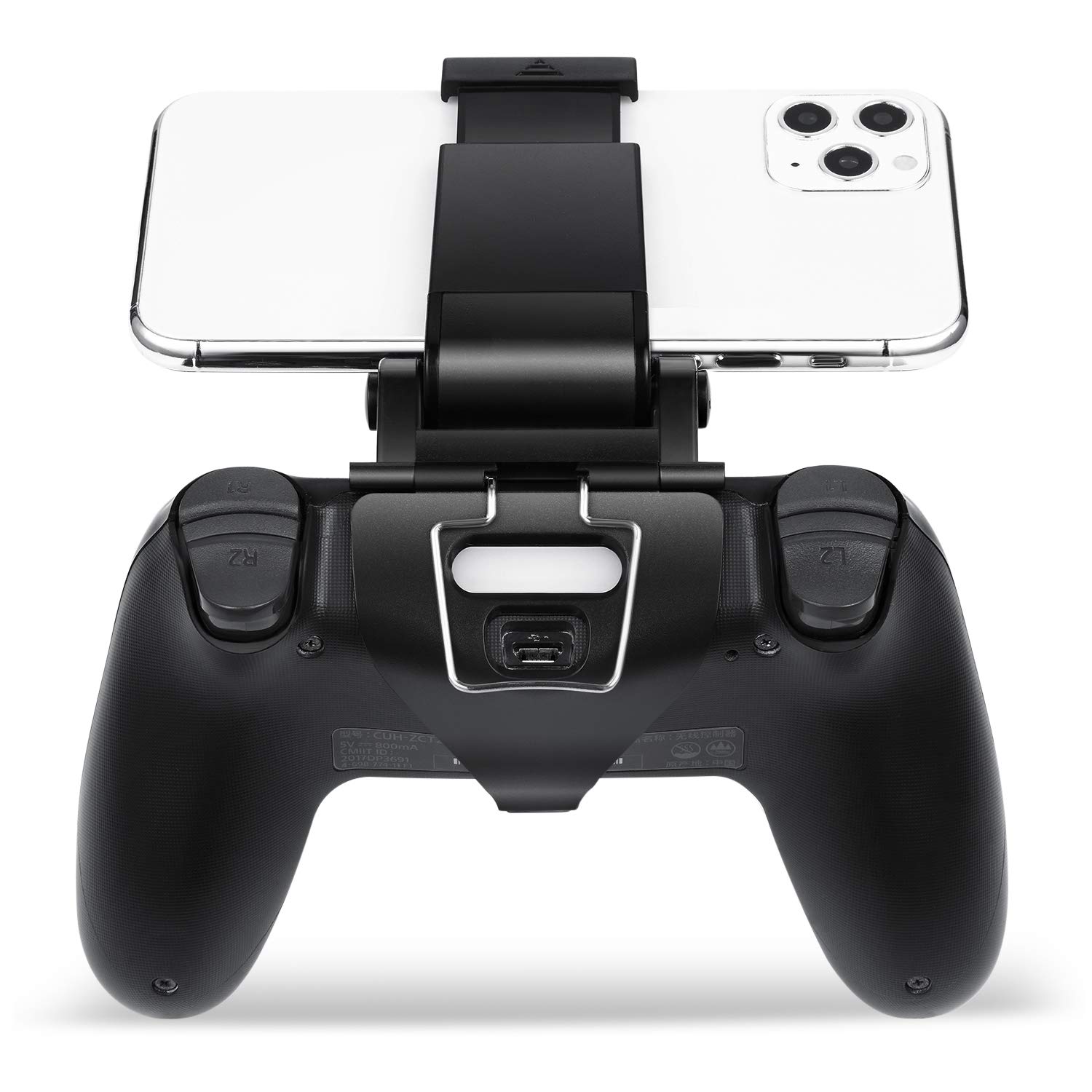 BLUE LAKE Performance Redesign Phone Clip Holder Clamp Mount Stand Bracket for Playstation 4 Slim Pro PS4 Wireless Controller (2 PAC)