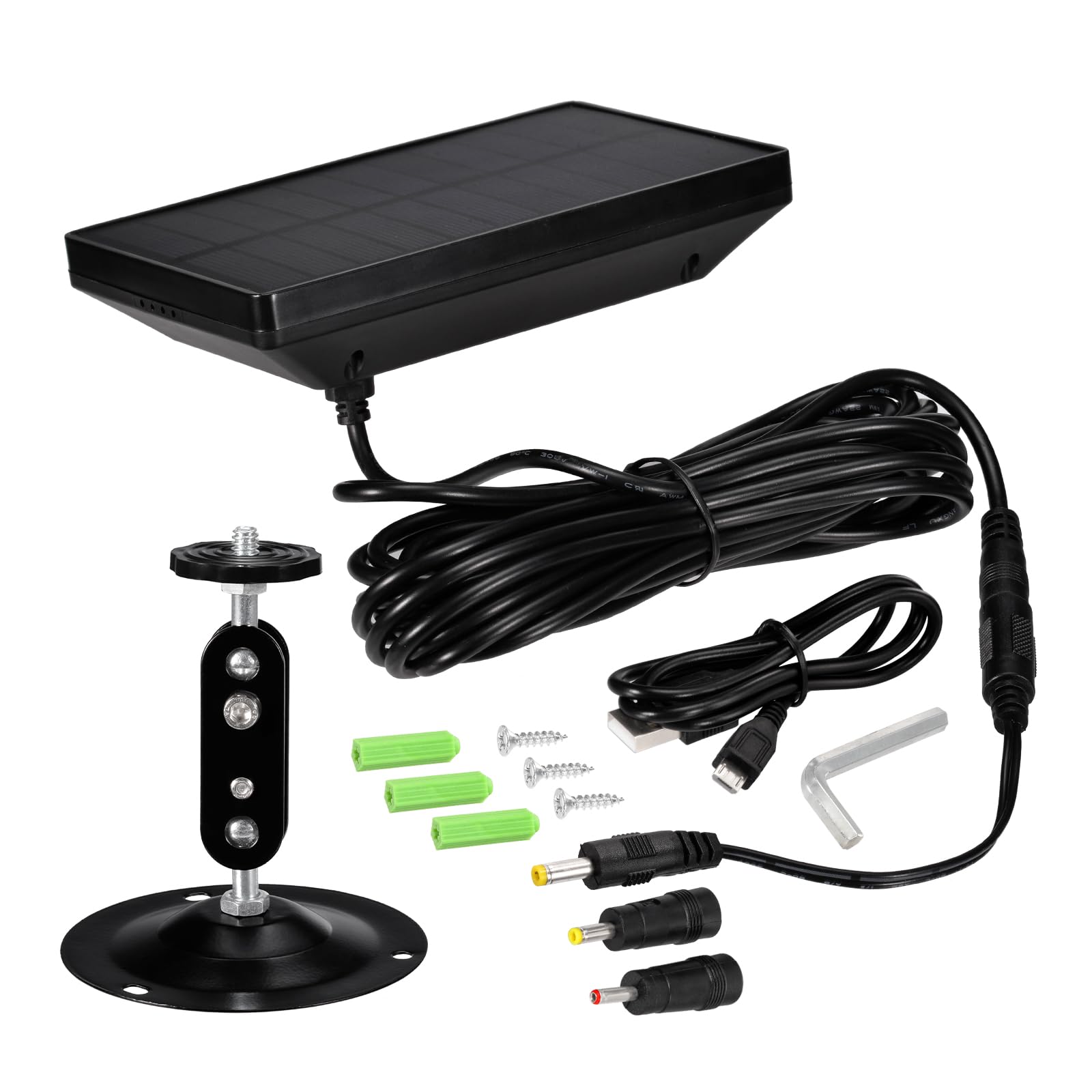 Bingfu Trail Camera 4W [9V] Solar Power Panel Charger Kit Battery Pack 1200mAh Solar Panel with Bracket Fits Most Wireless 4G LTE Cellular Hunting Game Cam Camera Deer Feeder
