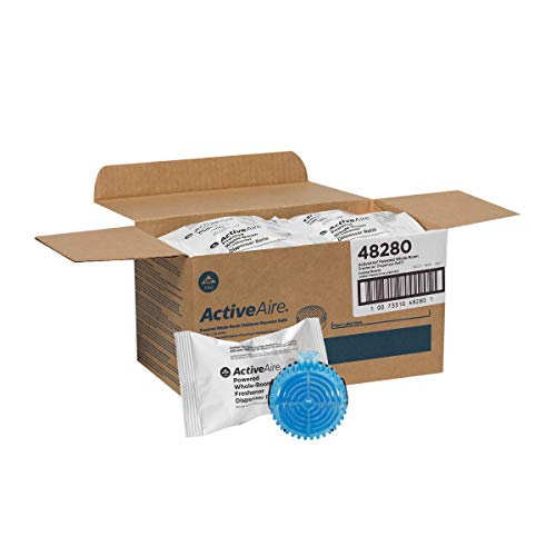 Georgia-Pacific ActiveAire Powered Whole-Room Freshener Dispenser Refill by GP PRO (Georgia-Pacific); Coastal Breeze; 48280; 12 Cartridges Per Case