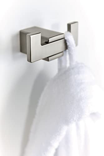 Moen Kyvos Brushed Nickel Double Modern Robe Hook, BP3703BN Small