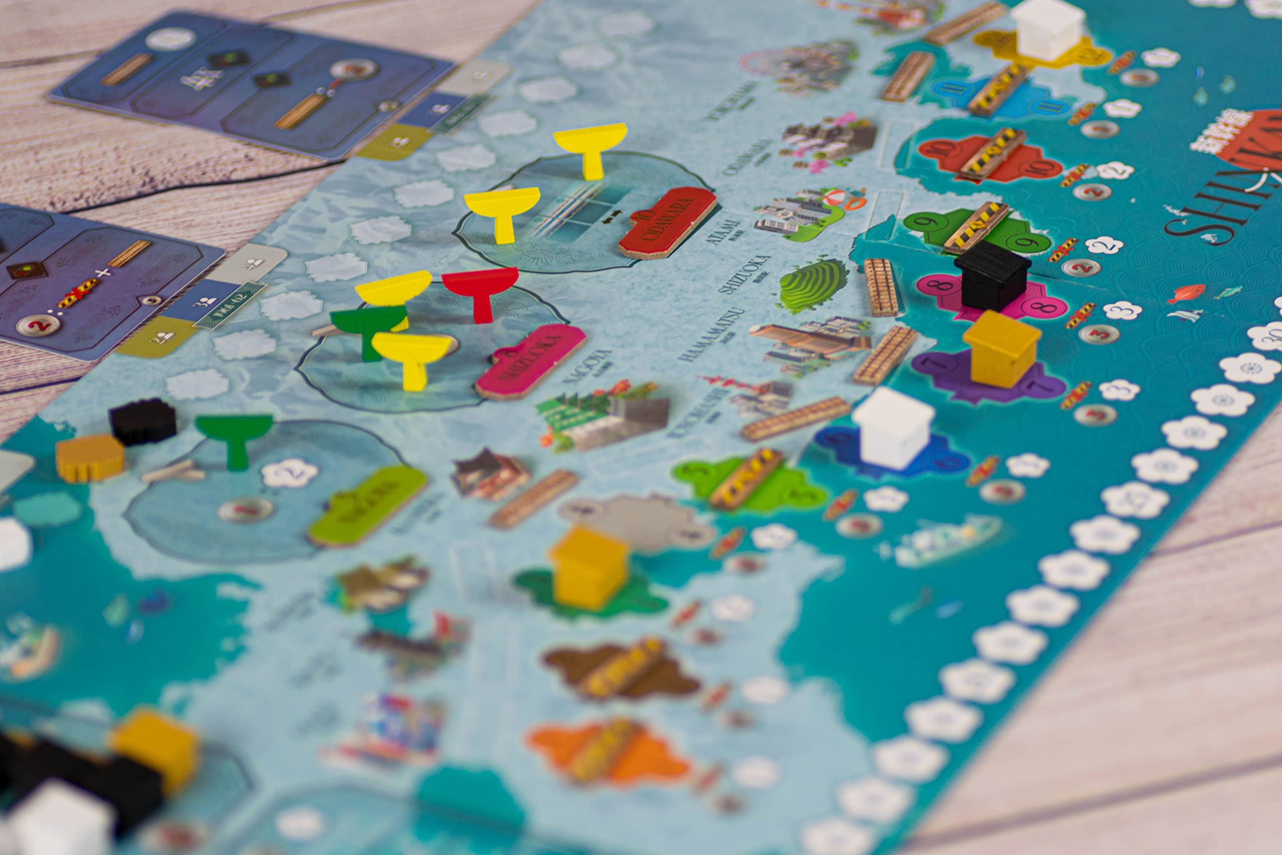 Shinkansen Zero-Kei Board Game - Strategy Game, Train Route Building Game, Fun Railroad Network Game for Kids and Adults, Ages 12+, 1-4 Players, 45-60 Minute Playtime, Made by Ludonova