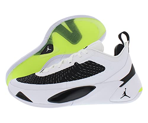 Nike Jordan Luka 1 Unisex Shoes Size 9, Color: White/Black/Volt